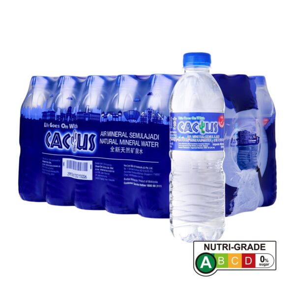 Cactus Brand – Natural Mineral Water 500ml x 24 Shrink Wrap🌟Promo ...