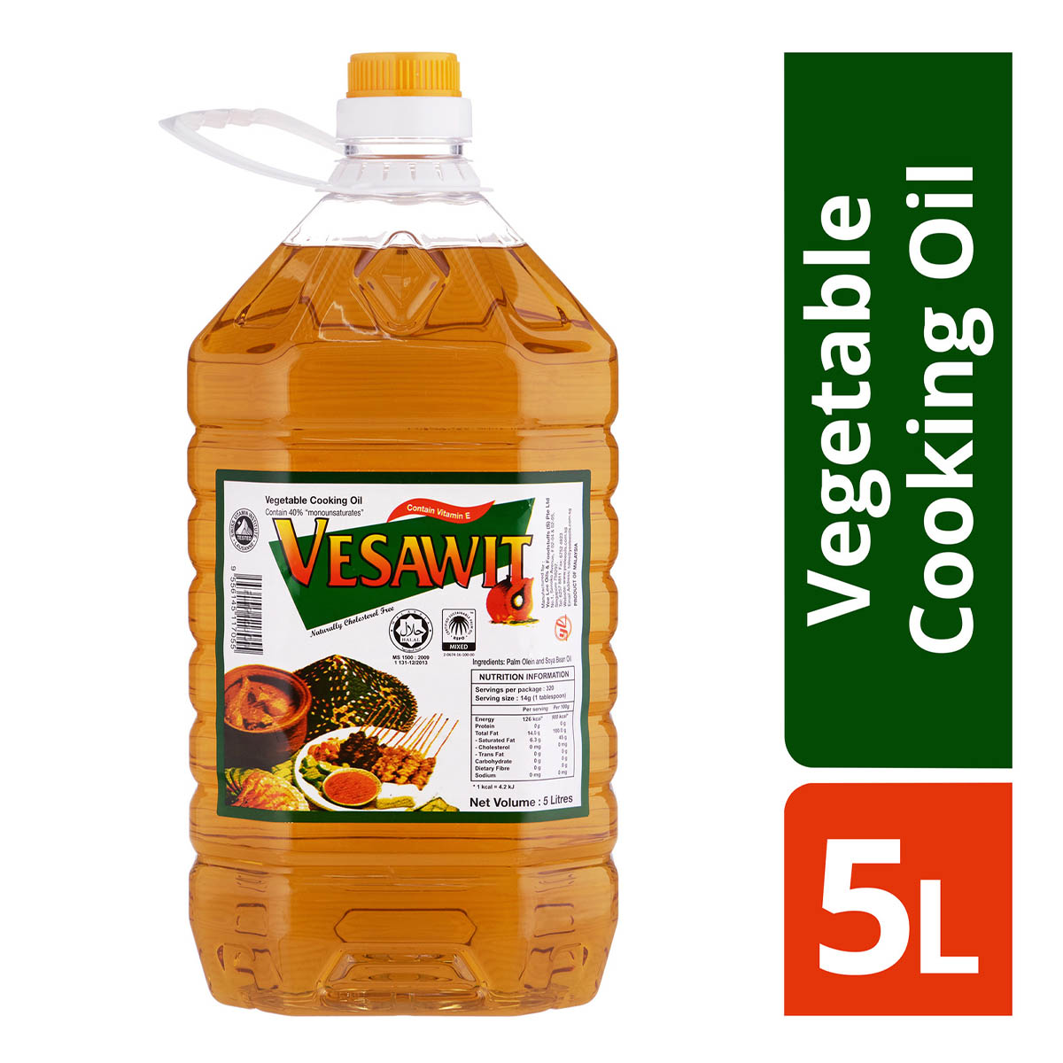 Vesawit Brand – Vegetable Oil 3L, 5L – Yee Lee | Oils & Foodstuffs