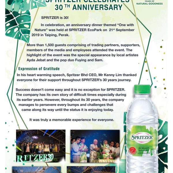 Spritzer Distilled Water 9.5L X 2 Promo – Yee Lee | Oils & Foodstuffs Spritzer Distilled Water 9.5L X 2 Promo – Yee Lee | Oils & Foodstuffs