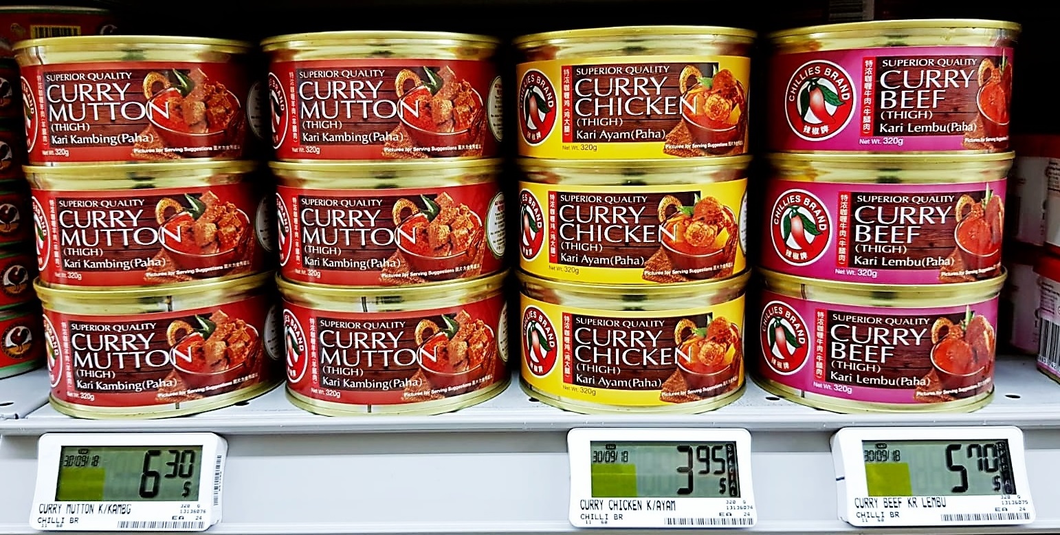 Curries NTUC SHELVES – Yee Lee | Oils & Foodstuffs
