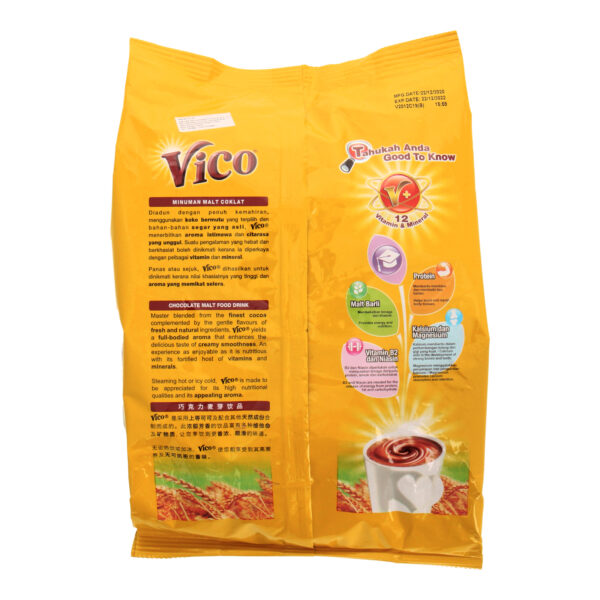 Vico Chocolate Malt Drink – Pouch 1.4Kg 🎁Promo Free Vico Thermos Mug ...
