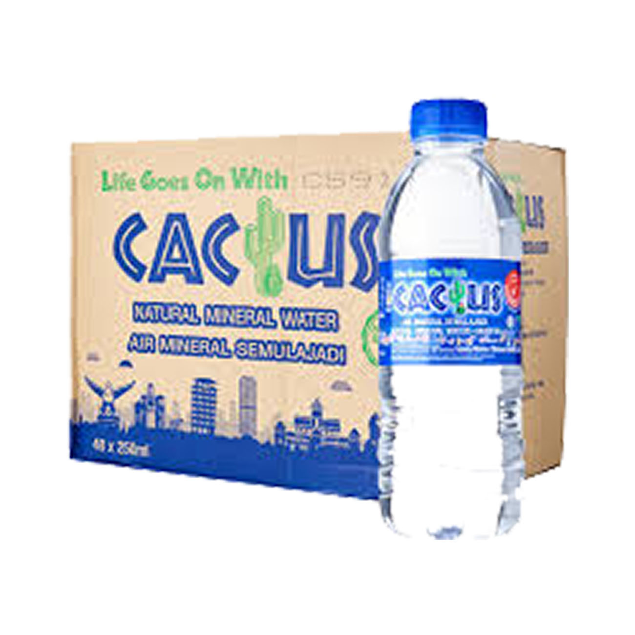 Cactus Brand – Natural Mineral Water 350ml x 48 [New] – Yee Lee | Oils ...
