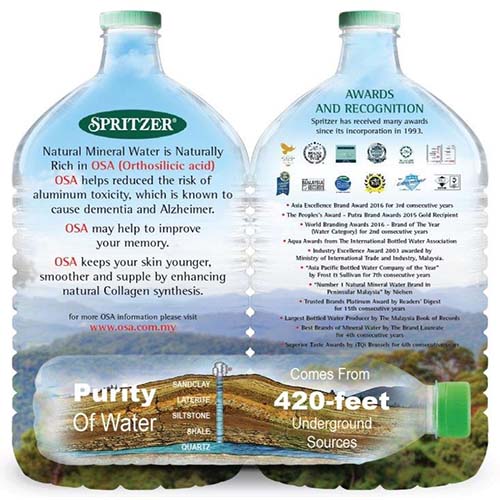 Spritzer Brand – Natural Mineral Water 350ml X 24 🌟NewPackaging – Yee Lee | Oils & Foodstuffs