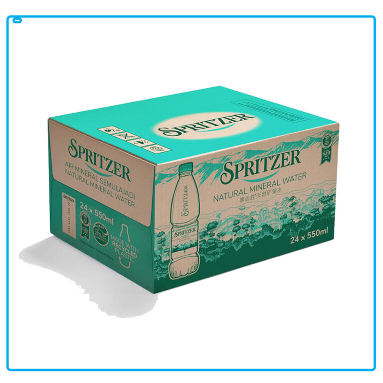 Spritzer Brand – Natural Mineral Water 550ml X 24 🌟 – Yee Lee | Oils & Foodstuffs